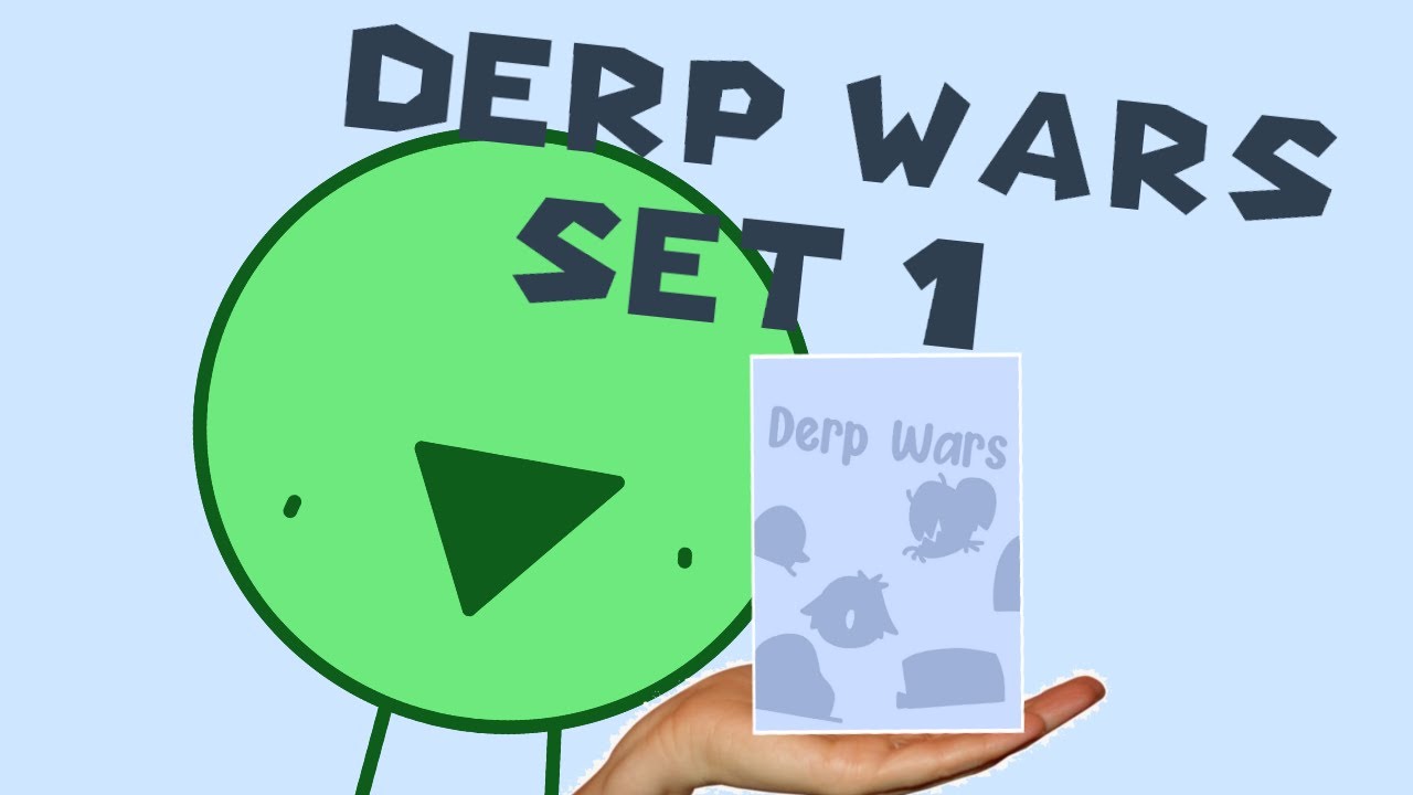 Derp Wars Homemade TCG: Every Set 1 Card! - YouTube
