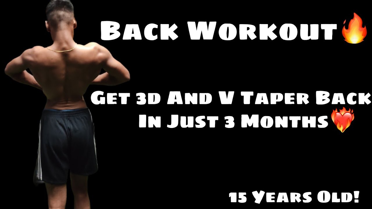 My Back Workout For Muscle Gain🦍|15 Years Old | V Taper Back 🔥| Wide ...