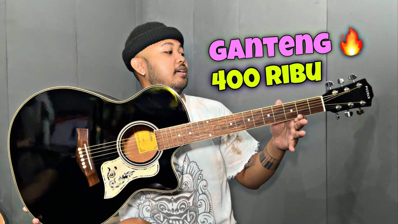 Nyoba Beli Gitar Akustik Murah Rp 400.000 | Review Gitar Akustik Puzaka ...