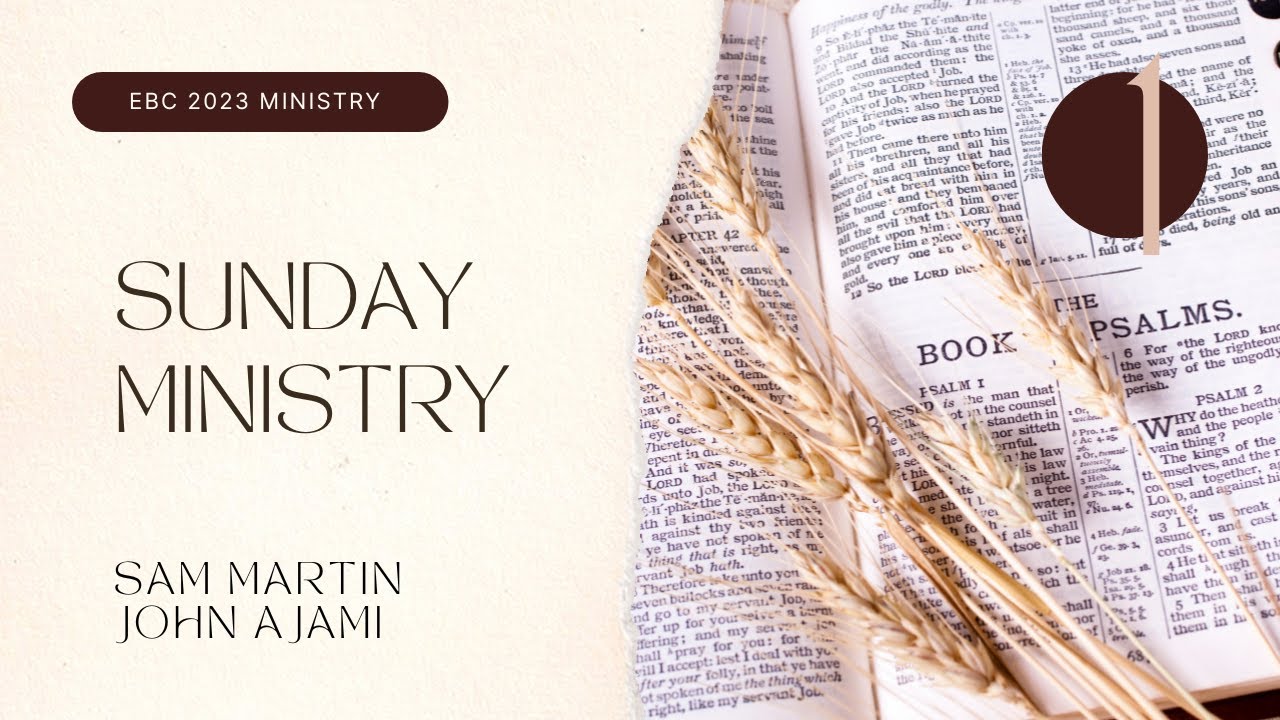 Sunday Ministry - EBC 2023 - YouTube
