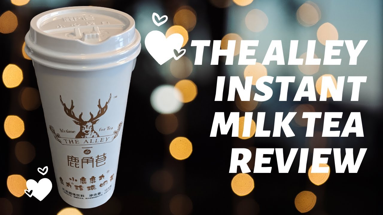 The Alley INSTANT MILK TEA Review! - YouTube