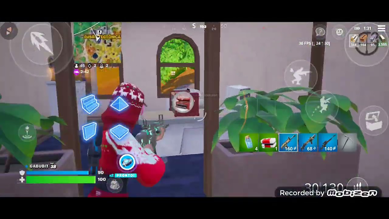 Fortnite Mobile Epic Graphics 30 fps Gameplay - YouTube