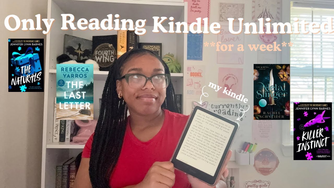 Reading ONLY Kindle Unlimited Books for a week!!!📖🧡 (Reading Vlog ...