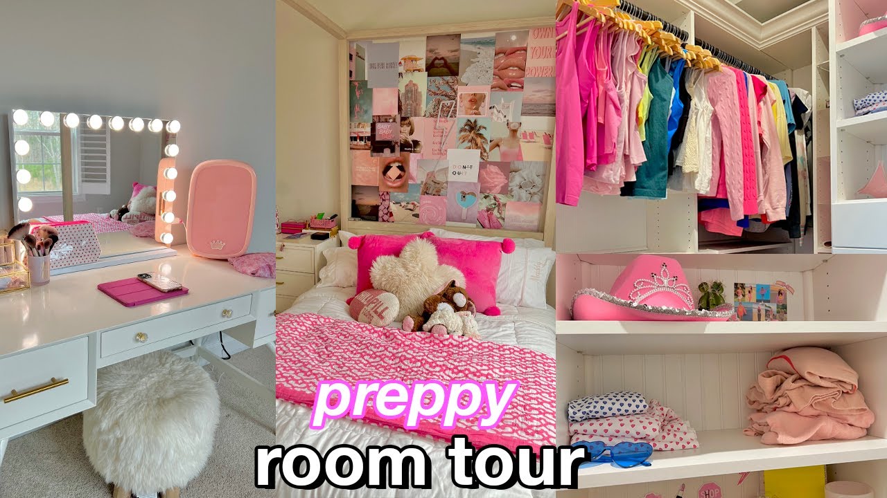 PREPPY Room Tour!! - YouTube