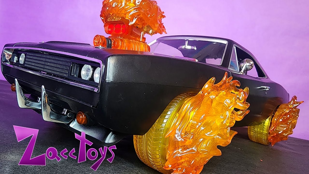 Ramen Toys: Ramen Racer (Marvel Ghostrider Hell Charger) Action Figure ...