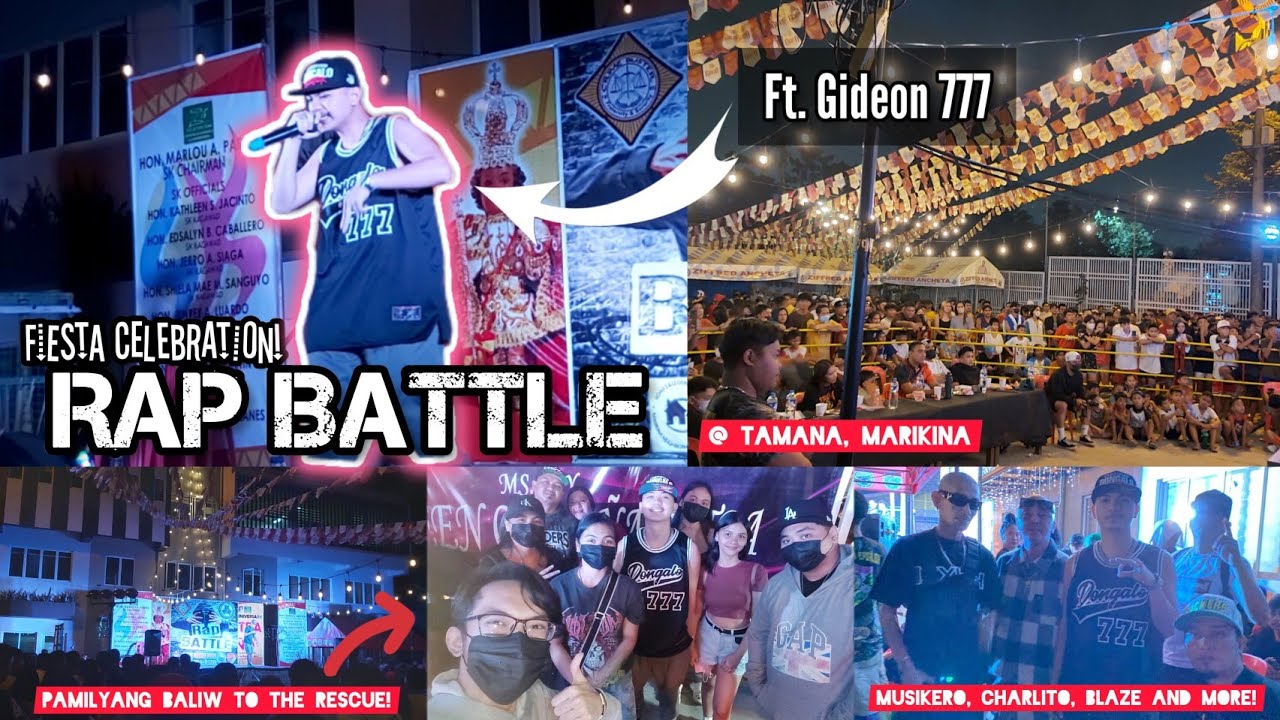 Fiesta Celebration at Tumana, Marikina! 🎤🎊 Rap Battle Competition ft ...
