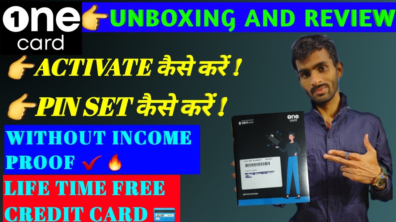 OneCard Credit Card Unboxing & Review 💳| Activate OneCard Credit Card ...
