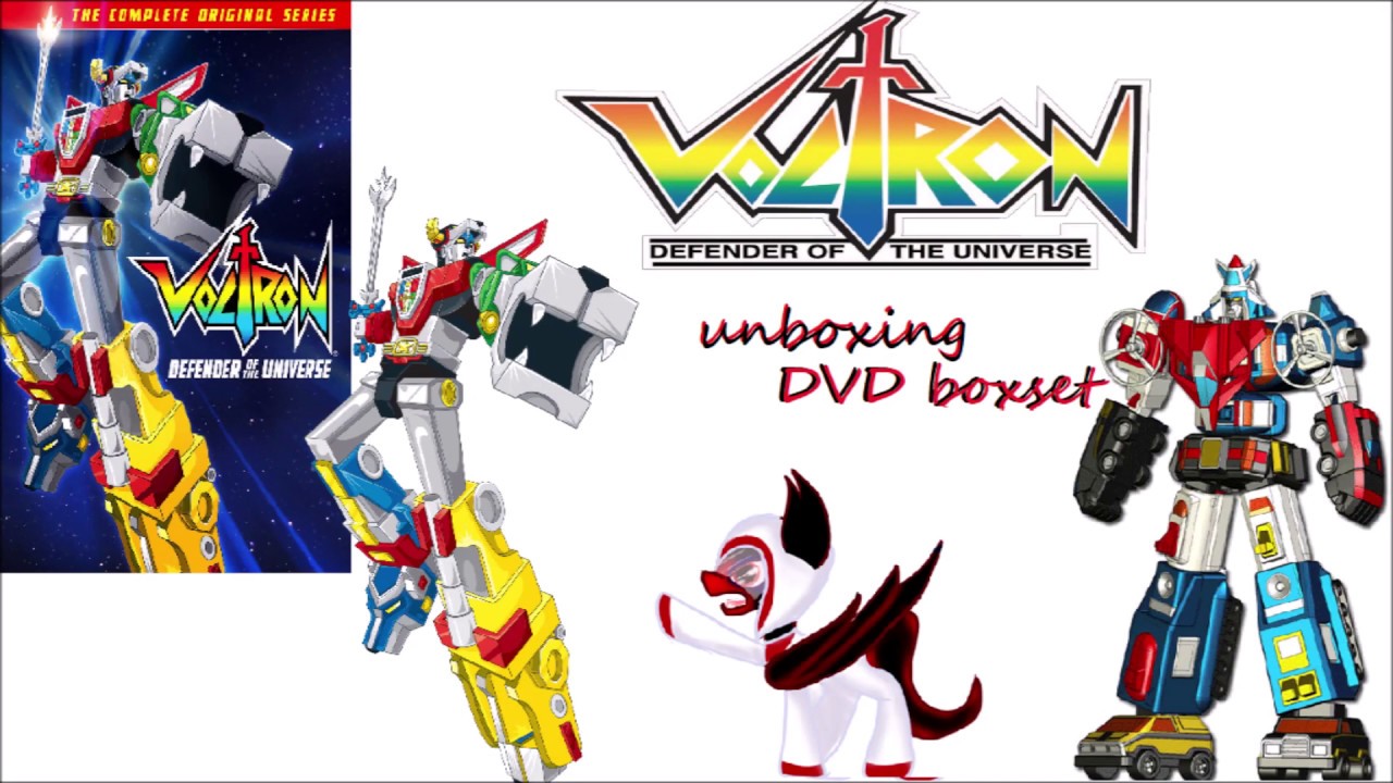 Voltron defender of the Universe DVD box set unboxing - YouTube