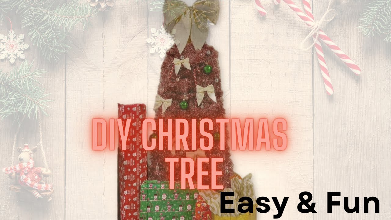 Create Your Own Christmas Tree: Easy & Festive DIY!! - YouTube