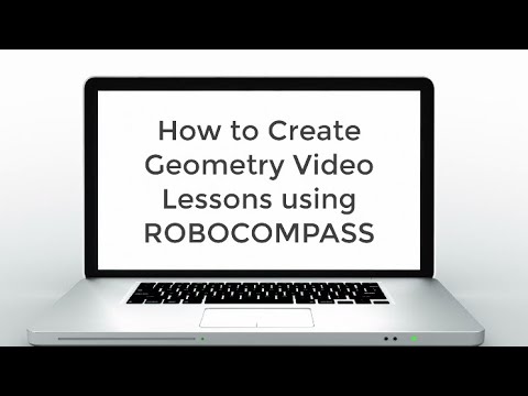 How to Create Geometry 3D Lessons using ROBOCOMPASS and Record Video - YouTube