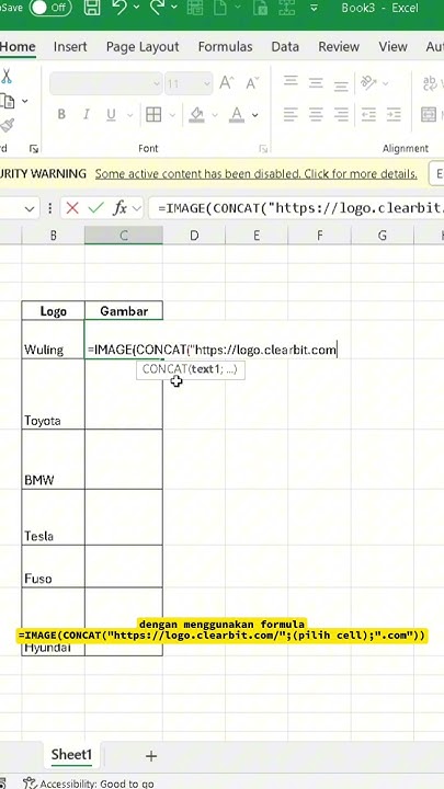 Cara Praktis Menambahkan Gambar Logo di Excel #excel #exceltips #exceltricks #exceltutorial # ...