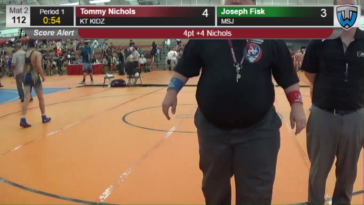 2190 Schoolboy 112 Tommy Nichols KT KIDZ vs Joseph Fisk MSJ 4142212104 ...