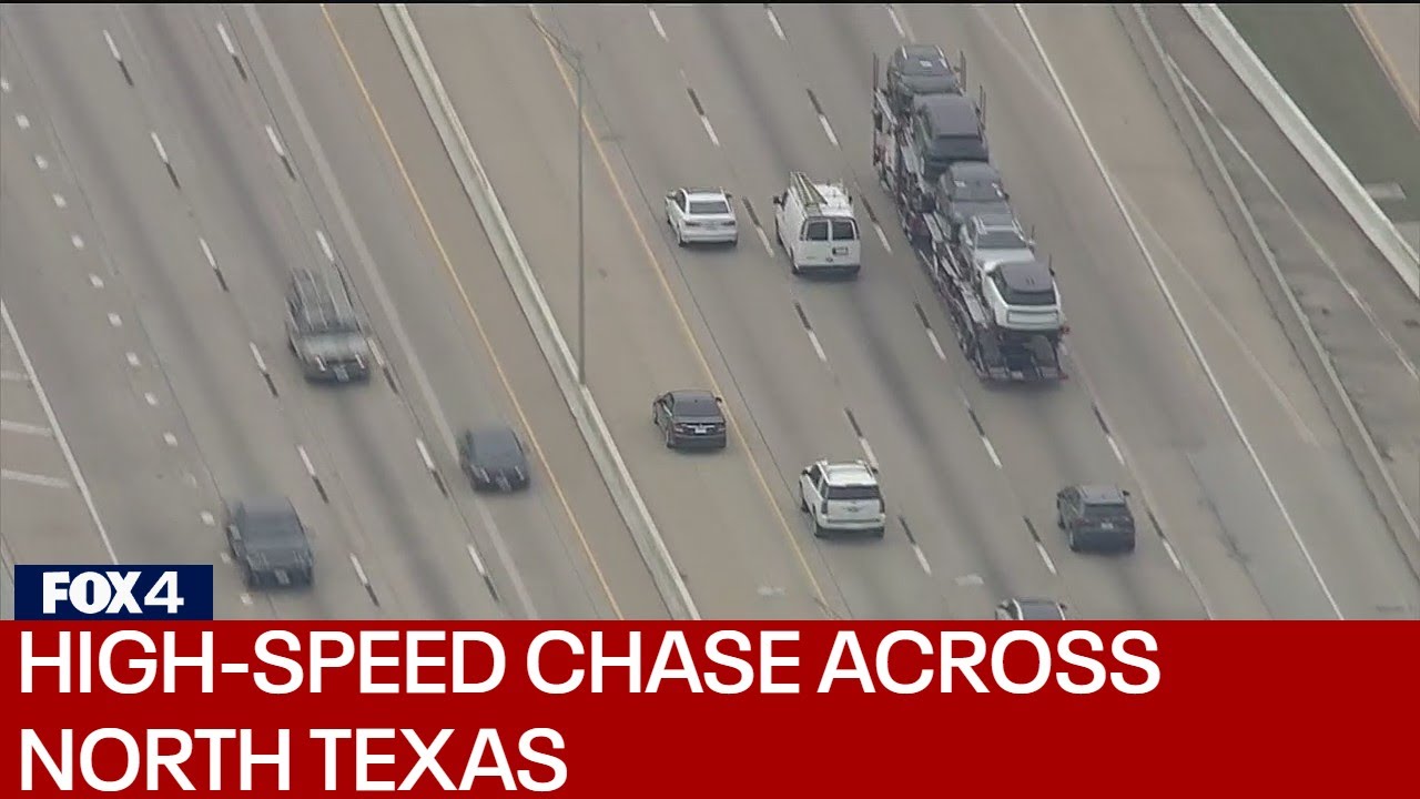 Chase across North Texas ends in Dallas neighborhood - YouTube
