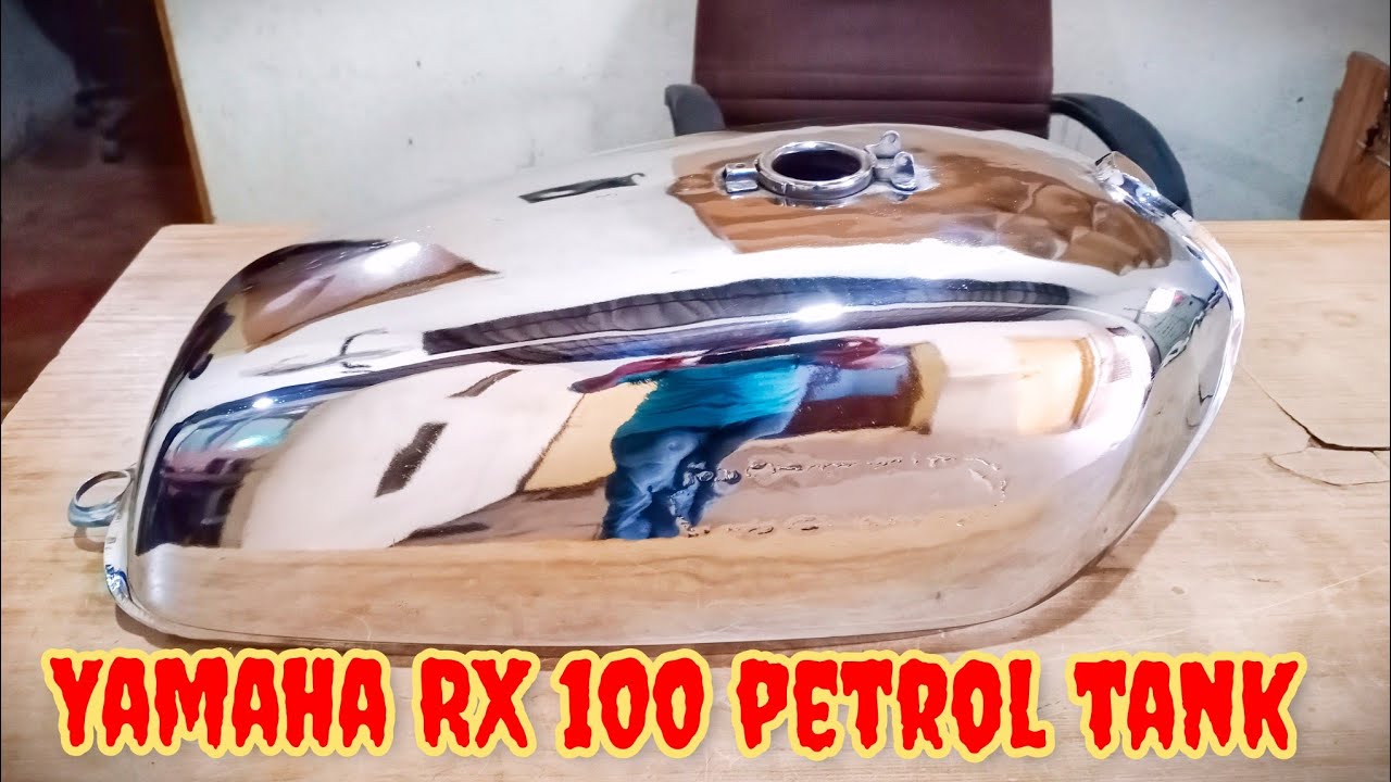 Yamaha RX 💯 Petrol Tank || 2021 Full modified yamaha Rx 💯 chrome ...
