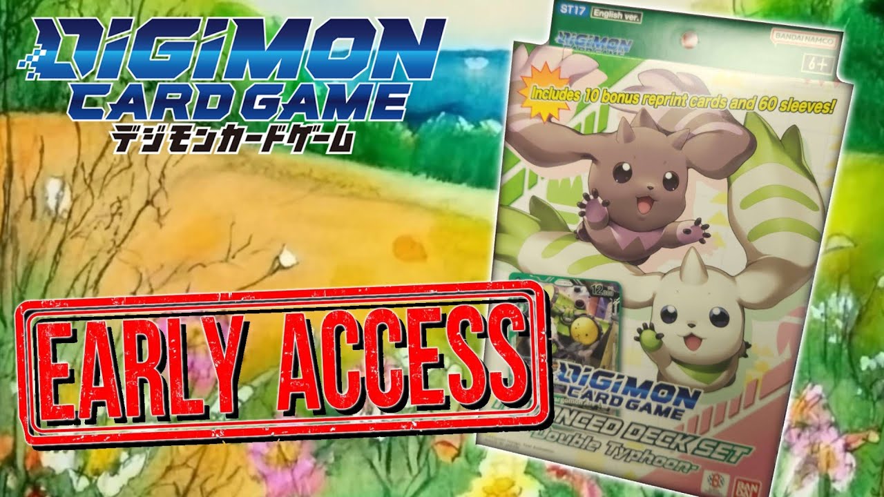 Terriermon is Back! - ST-17 Double Typhoon Digimon Card Game Unboxing ...