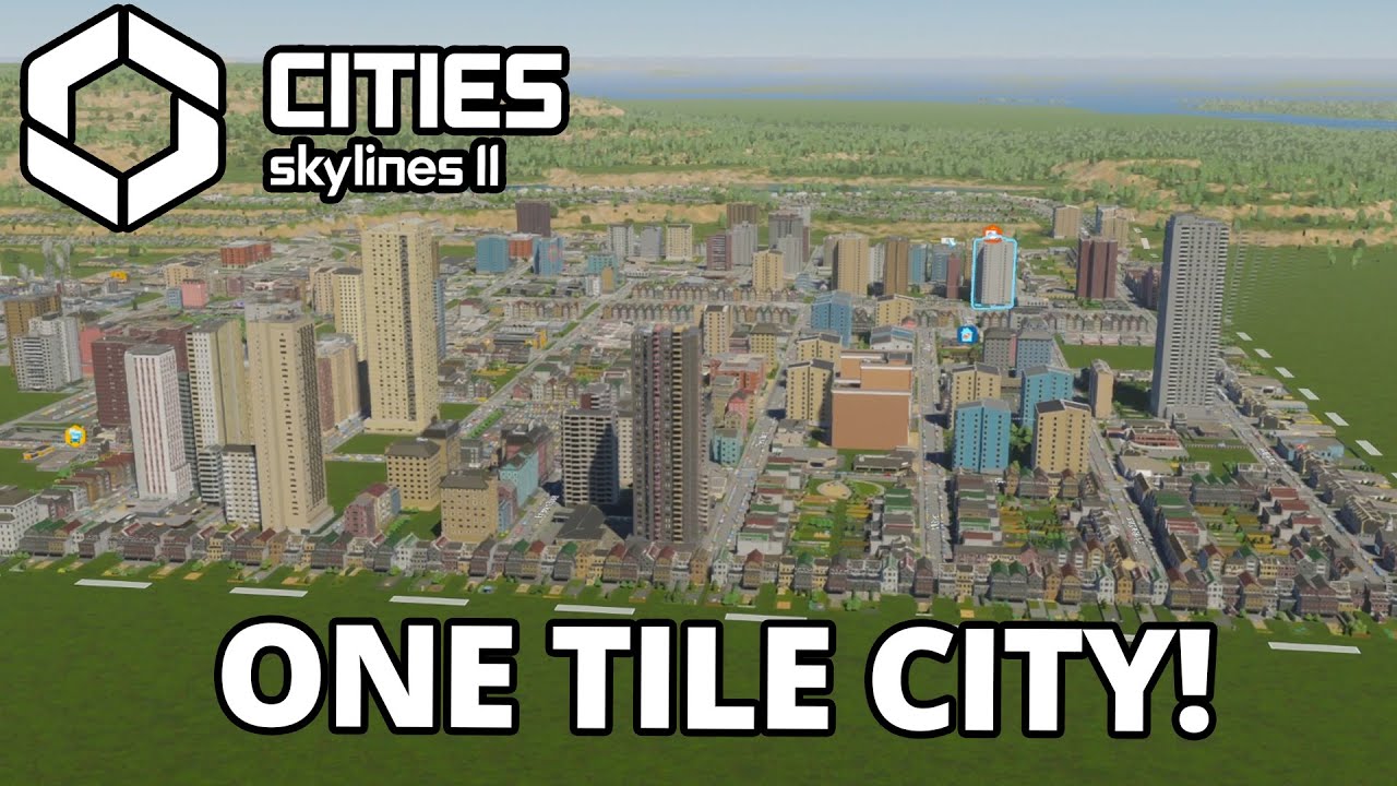 Showing the NEW Assets in our ONE TILE City! - Cities Skylines 2 ...