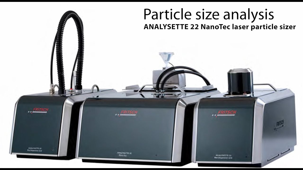 Particle Size Analysis with ANALYSETTE 22 NanoTec | Wet & Dry ...