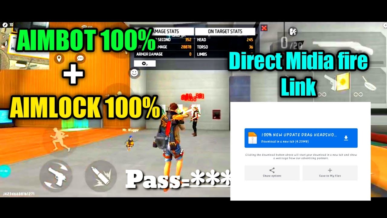 💥Aimbot headshot config file free fire max aimbot + aimlock || Headshot config file free fire ...