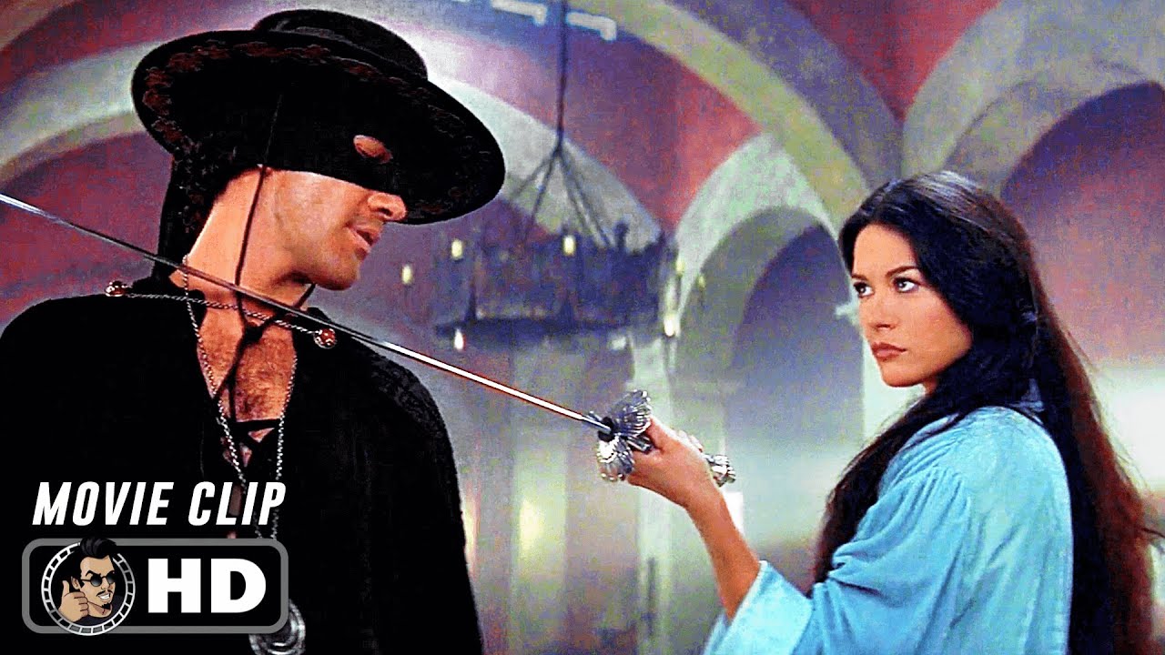 Sexy Sword Fight Scene | THE MASK OF ZORRO (1998) Movie CLIP HD - YouTube