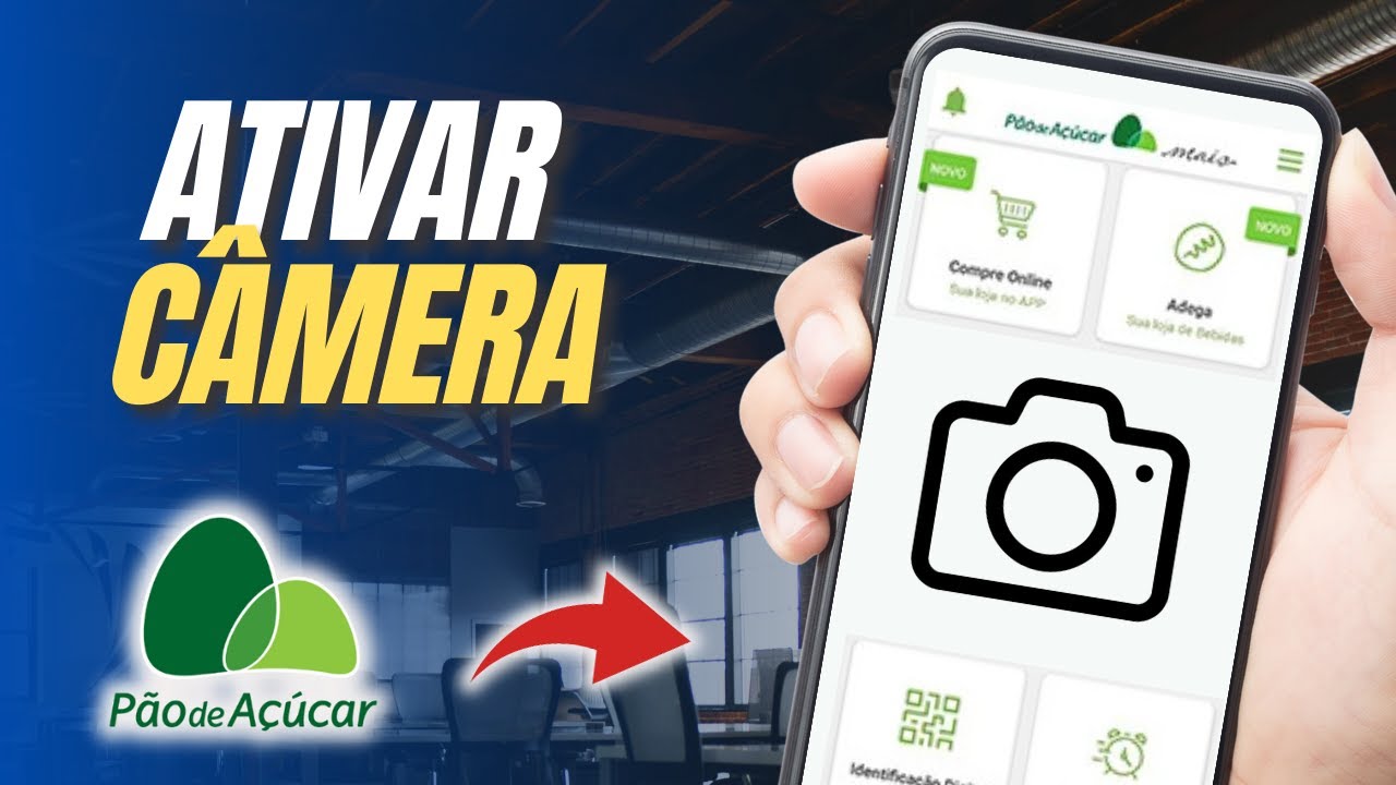 Como ativar a câmera para leitura de QR CODE no App Pão de Açúcar - YouTube