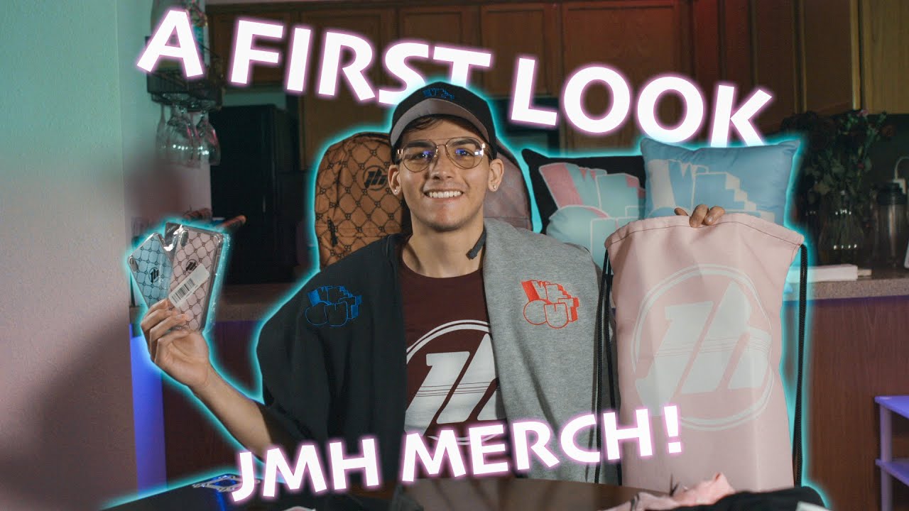 A first look at my merch! - YouTube