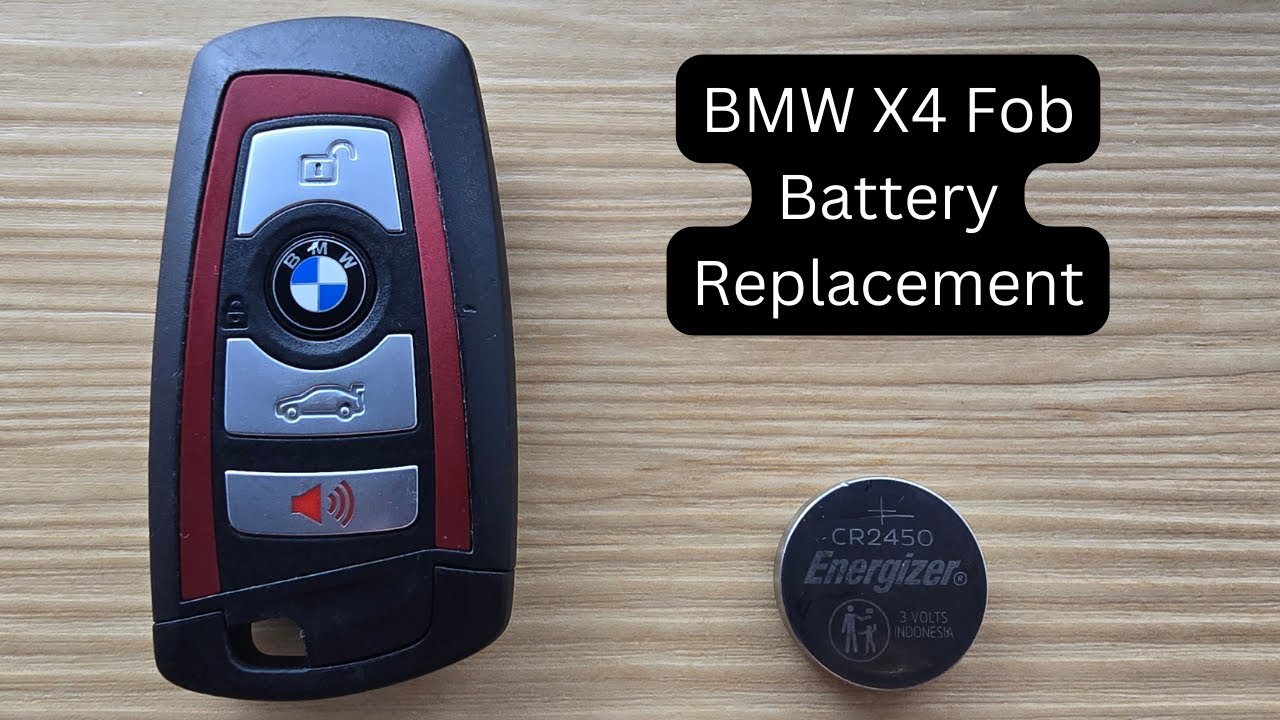 How To Replace or Change BMW X4 Remote Key Fob Battery 2014 - 2018 ...