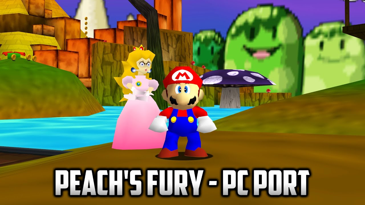 ⭐ Super Mario 64 PC Port - Peach's Fury v1.2 - YouTube