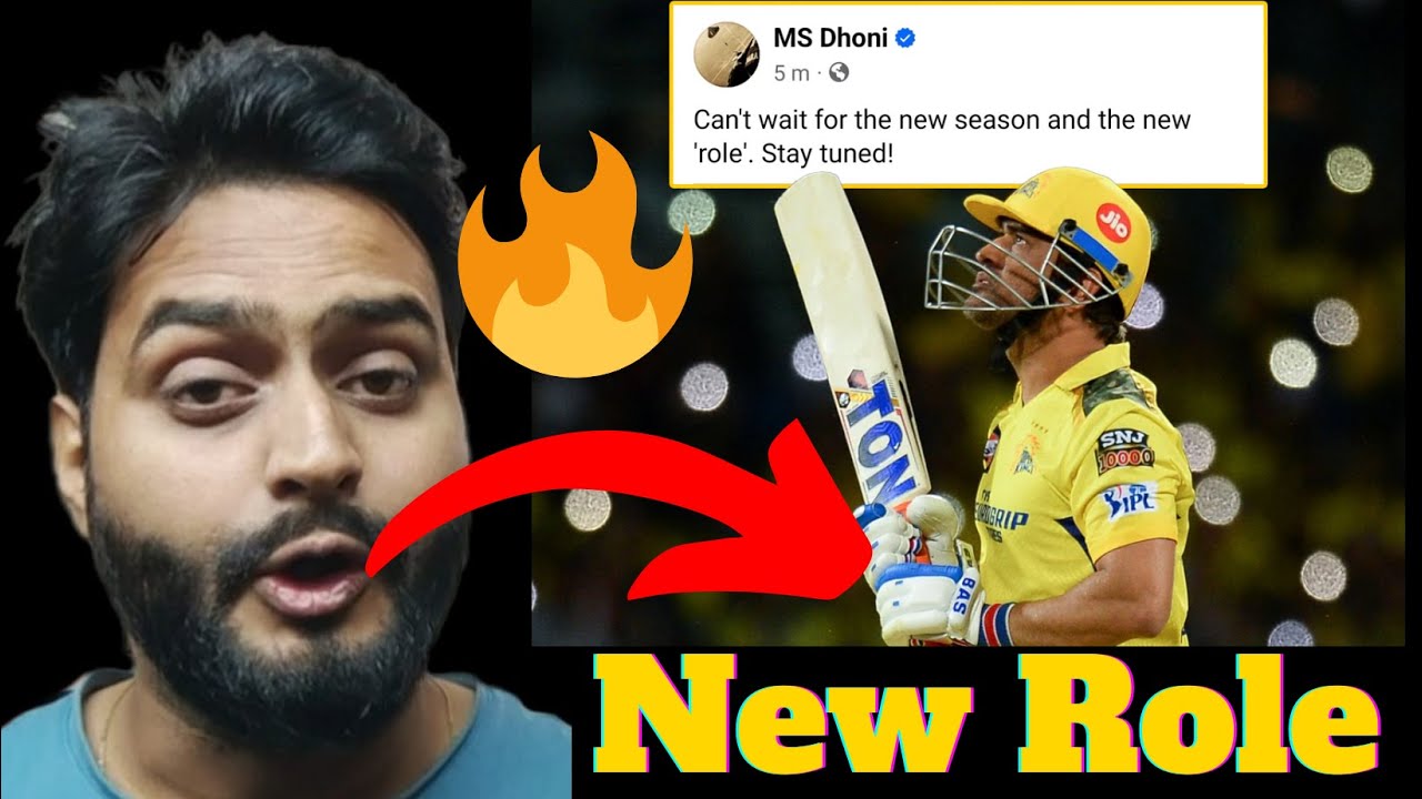 MS Dhoni's 'New Role' In 'New Season' Post Leads To Speculation Ahead ...