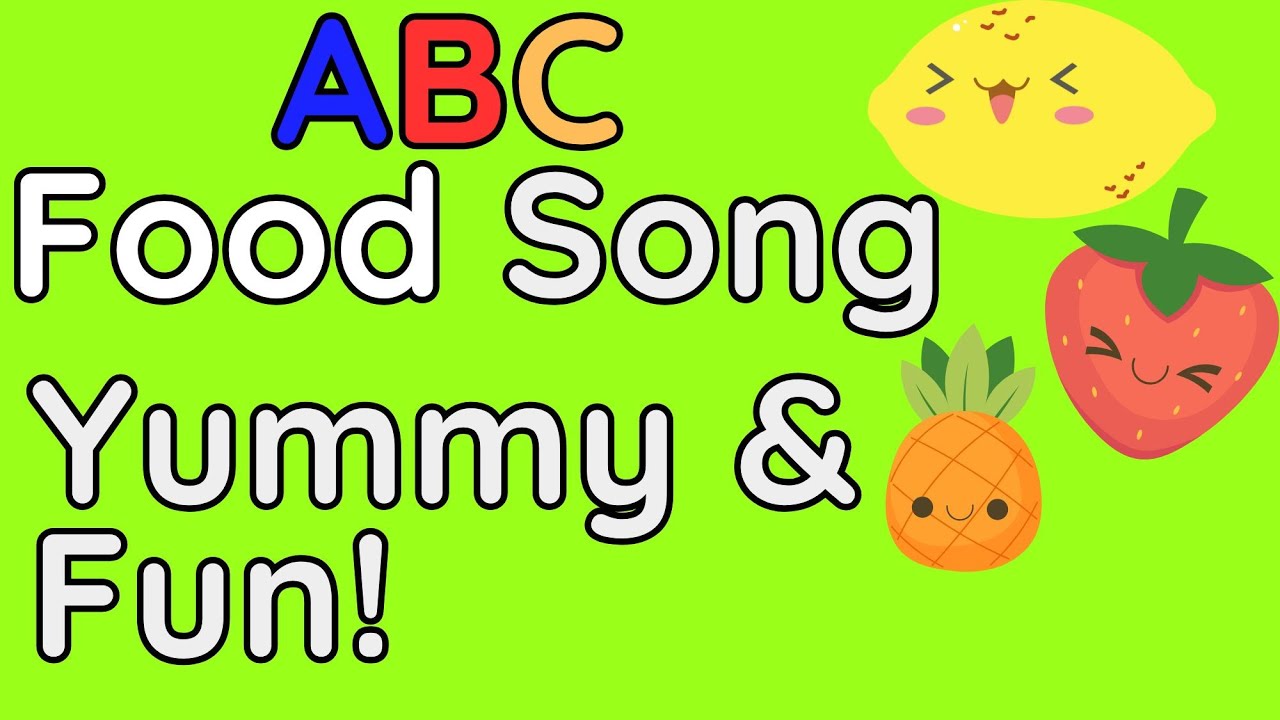 🎶🍎Food Alphabet Song - ABC Food Song for Kids🍕🎤 abc apple - Phonics ...
