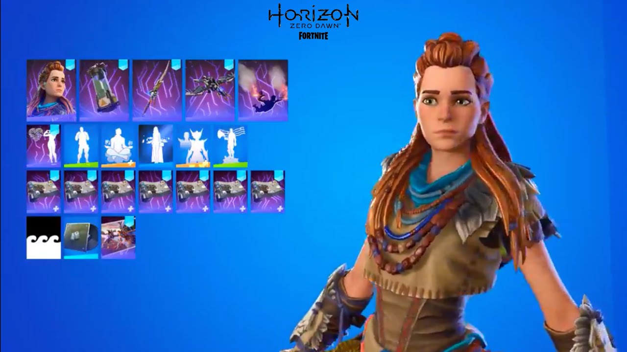 *NEW* Horizon Zero Dawn (Aloy) Skin Bundle.!! In Fortnite - YouTube