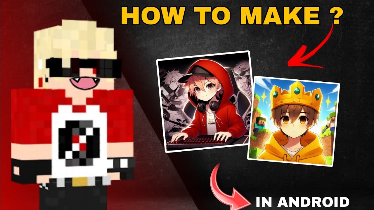 How to make minecraft animated logo in android (secret trick ) 😲😯 - YouTube