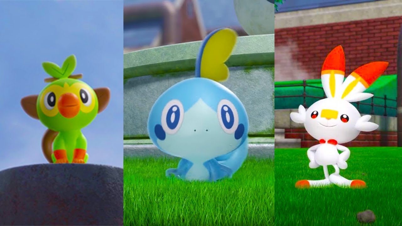 POKEMON ESPADA & POKEMON ESCUDO TRAILER OFICIAL ¡GROOKEY SCORBUNNY ...