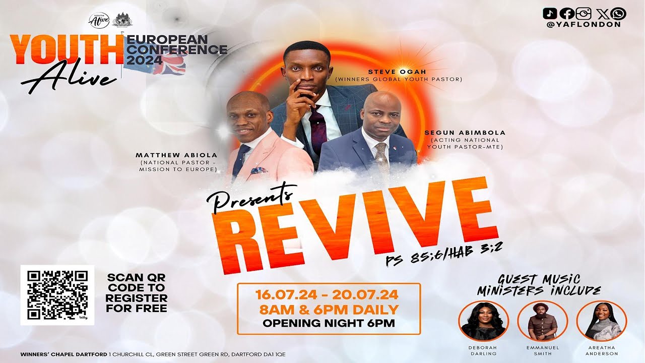 AYAC EUROPE 2024 | REVIVE | DAY 1 OPENING SESSION - YouTube