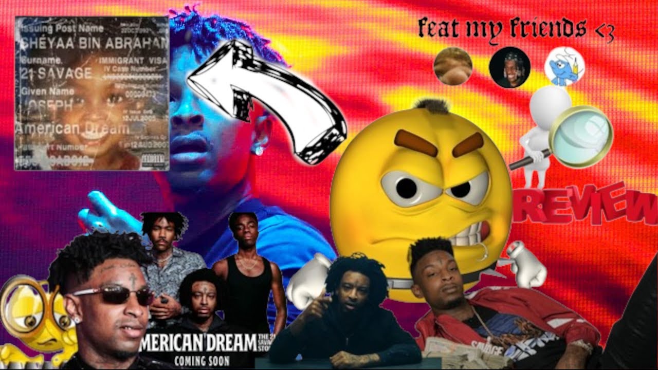 goofy ahh 21 savage "american dream" review - YouTube