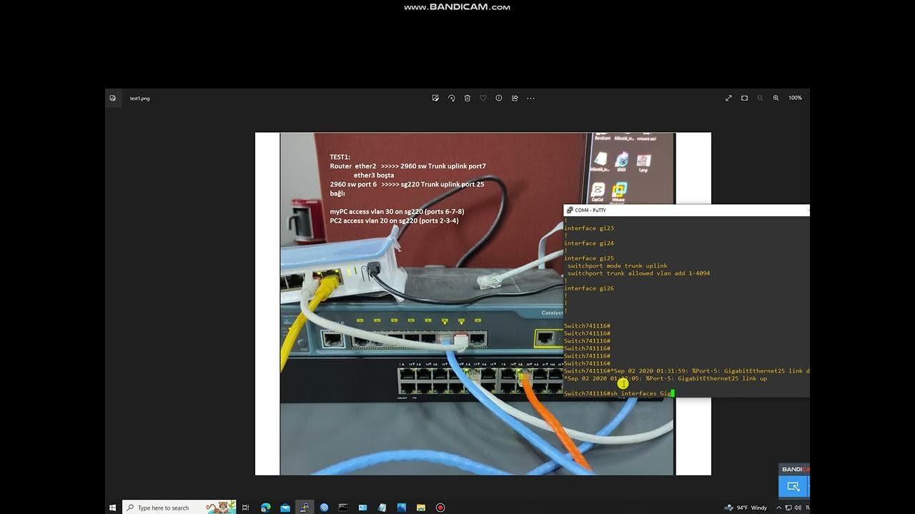 Mikrotik Router - Catalyst 2960 - Cisco SG220 part1 - YouTube