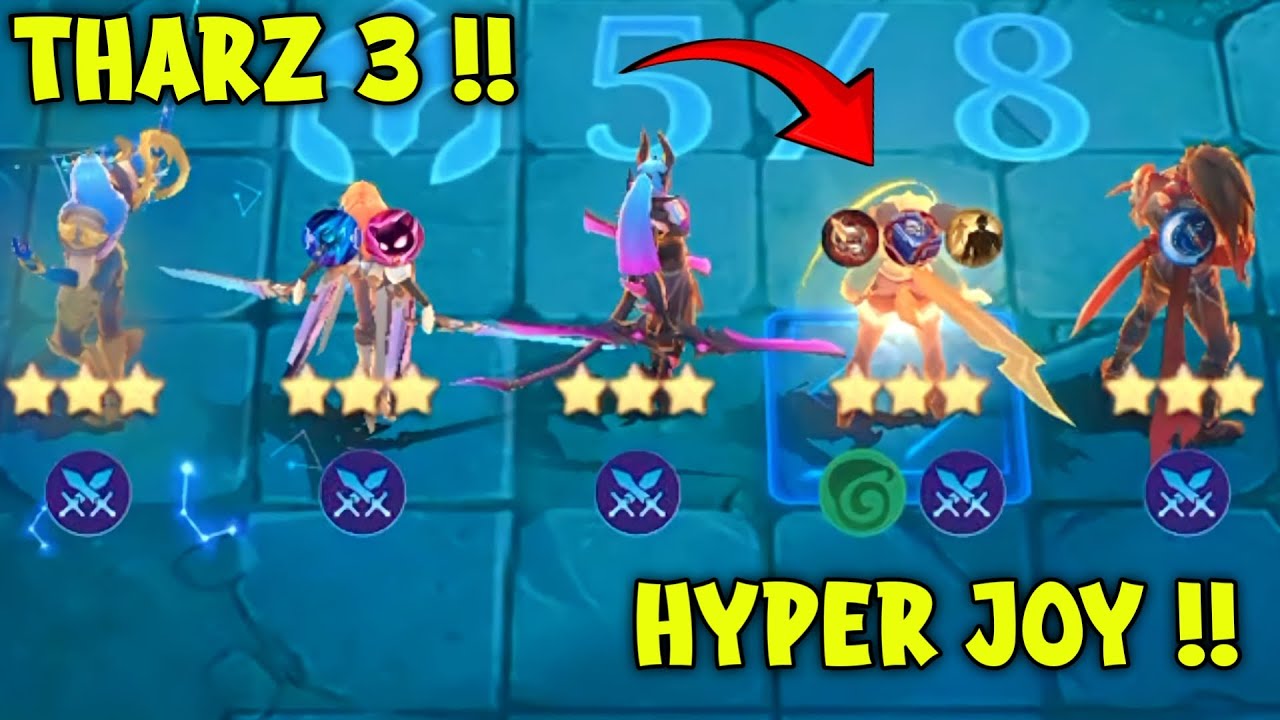 THARZ 3 || HYPER JOY ASSASSINS SI CUCU ZEUS || MAGIC CHESS MOBILE ...