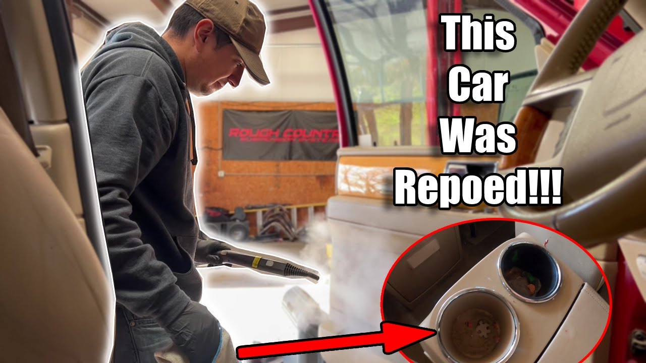 Detailing A Dirty Repoed Car! - YouTube