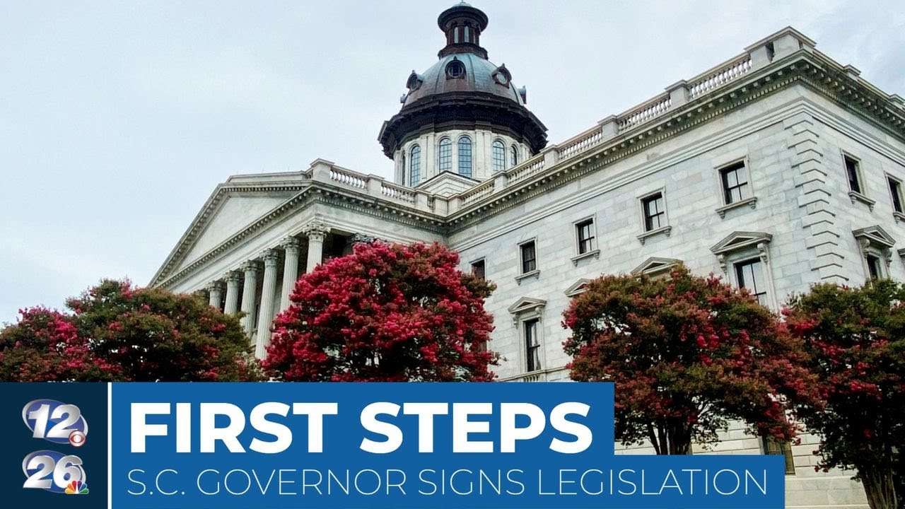 S.C. governor signs First Steps bill at State House - YouTube