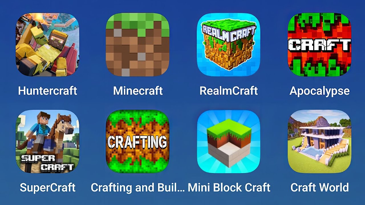 Huntercraft, Minecraft, RealmCraft, Apocalypse, SuperCraft, Crafting ...