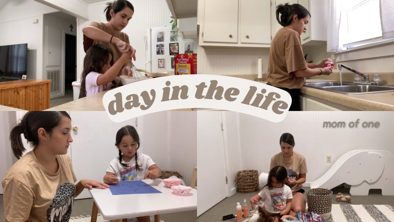 Day in the life of a working full time mom | mom of one #momcontent # ...