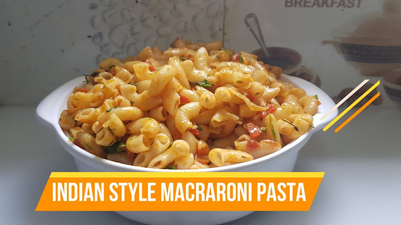 Macaroni is perfect for your kids lunch box. Indian style Macaroni ...