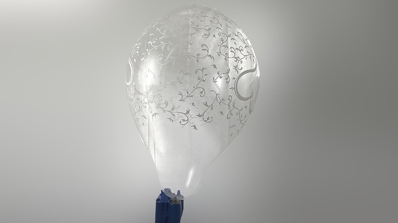 #129 BTP - transparent balloon blow to pop - YouTube