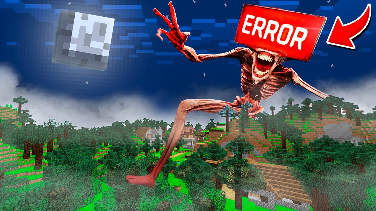 🇺🇦 НАС ПЕРЕСЛІДУЄ ПОМИЛКАГОЛОВИЙ У МАЙНКРАФТ! БЛІК ERRORHEAD MINECRAFT - YouTube