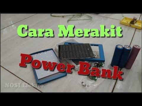 Merakit power bank solar cell - YouTube
