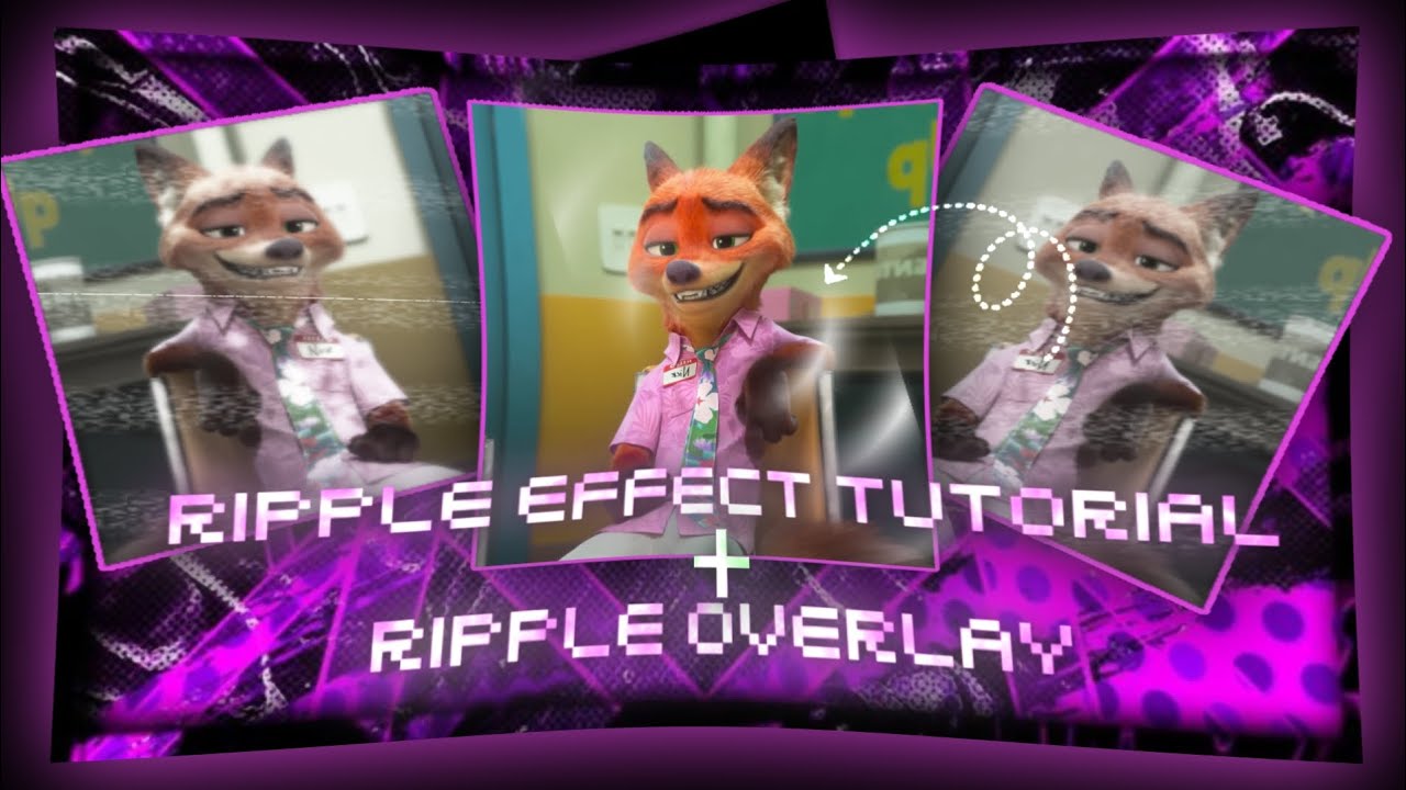 Ripple Effect Tutorial + Free Ripple Overlay Link (in comments section ...