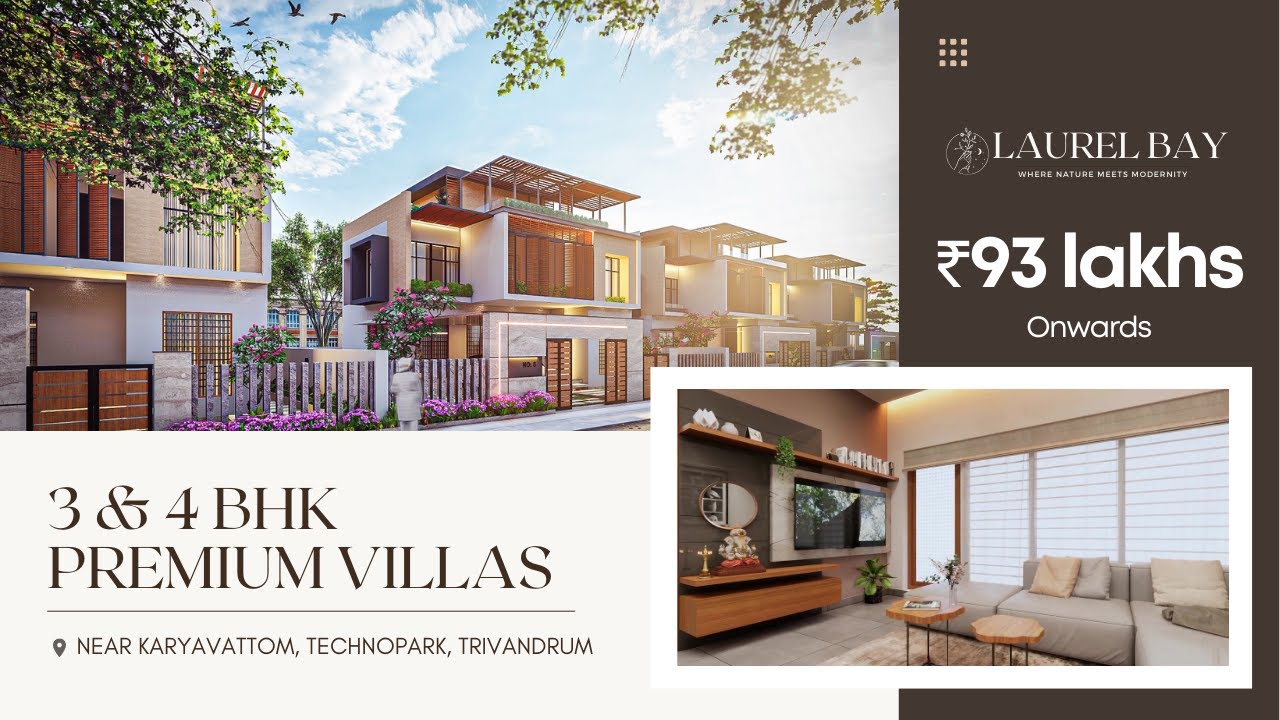 Luxury Villas in Trivandrum: 3 and 4 BHK Homes with Stunning Interiors ...