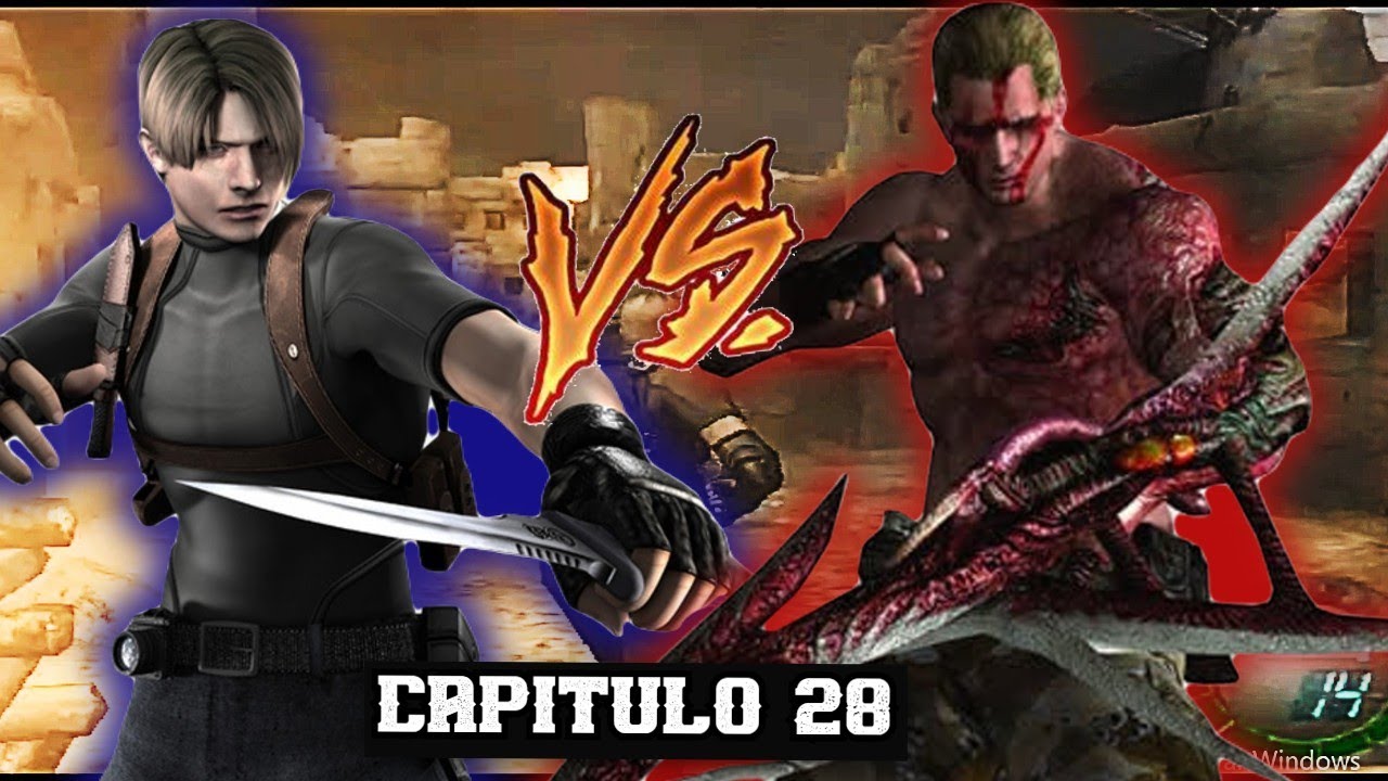 Leon vs Krauser / Resident evil 4 / Capitulo 28 - YouTube