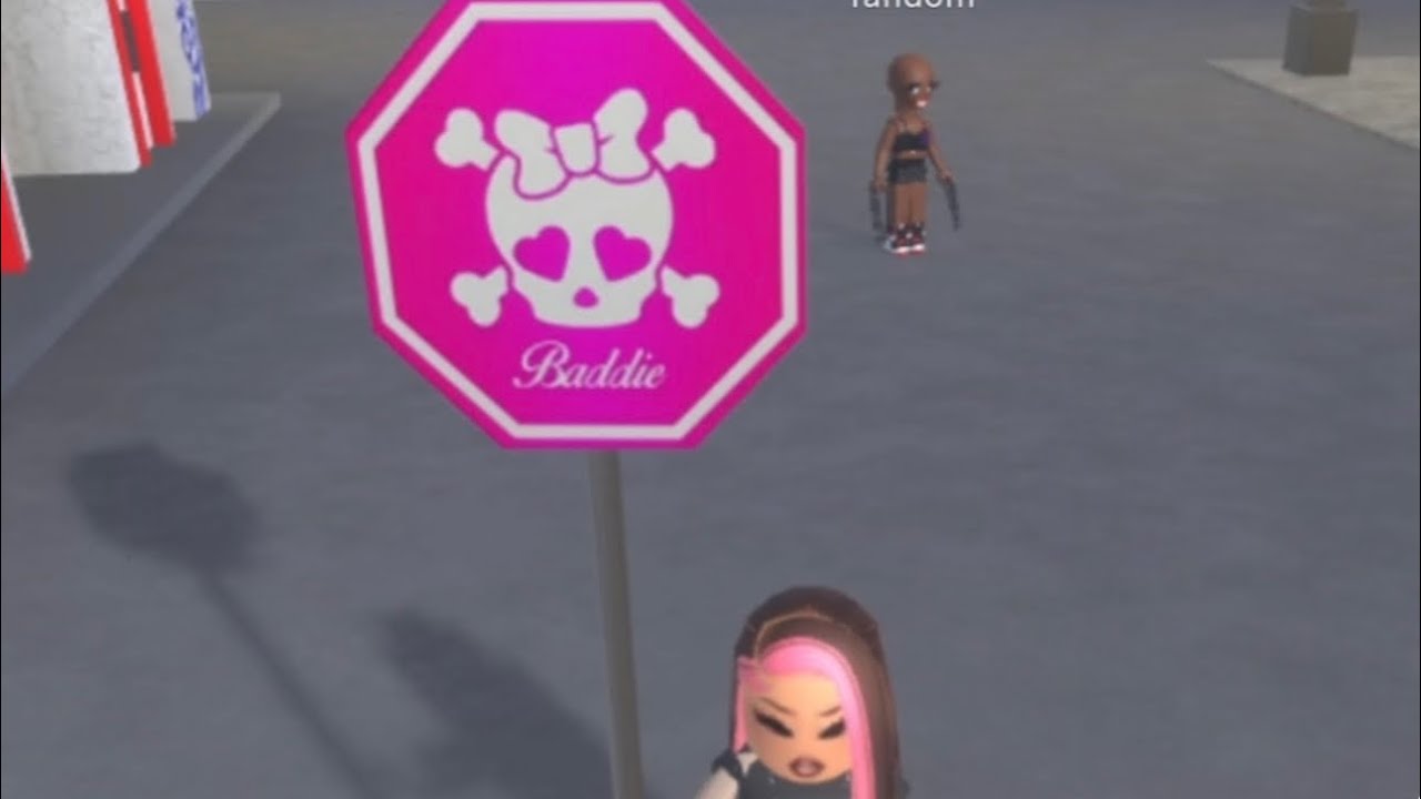 Baddie Stop Sign vs Regular Stop Sign #roblox #baddiesroblox - YouTube