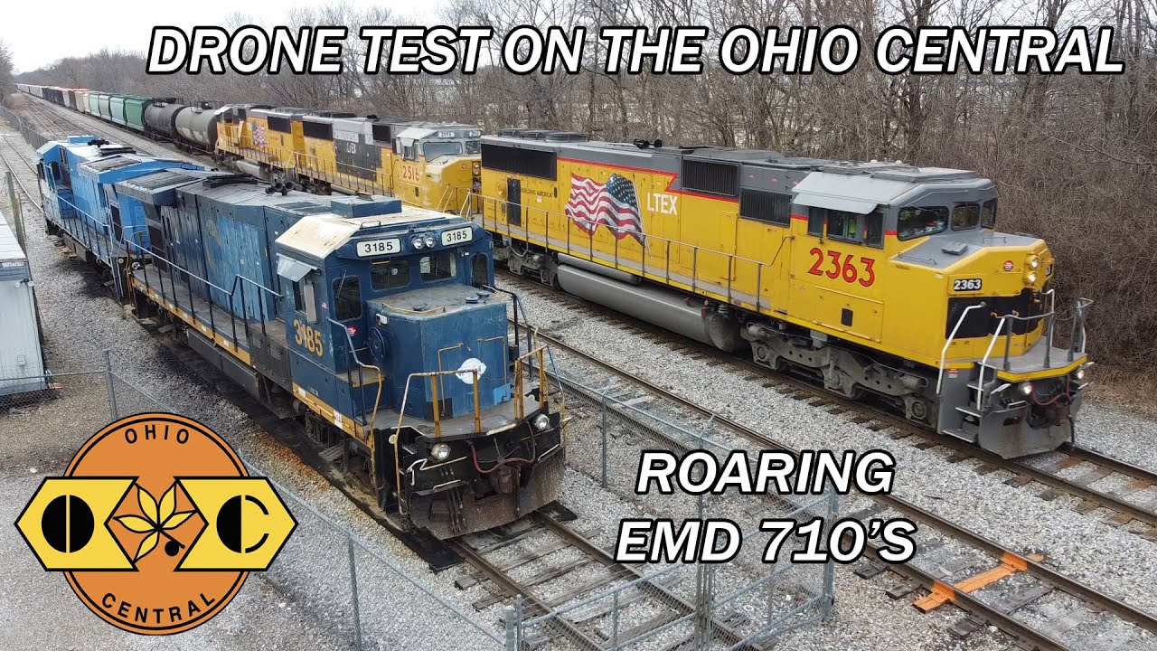 Drone Test On The Ohio Central - YouTube