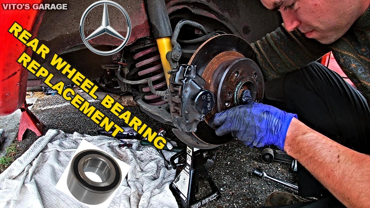 Rear Press-in Wheel Bearing Replacement Mercedes 190E W124 W210 W202 ...